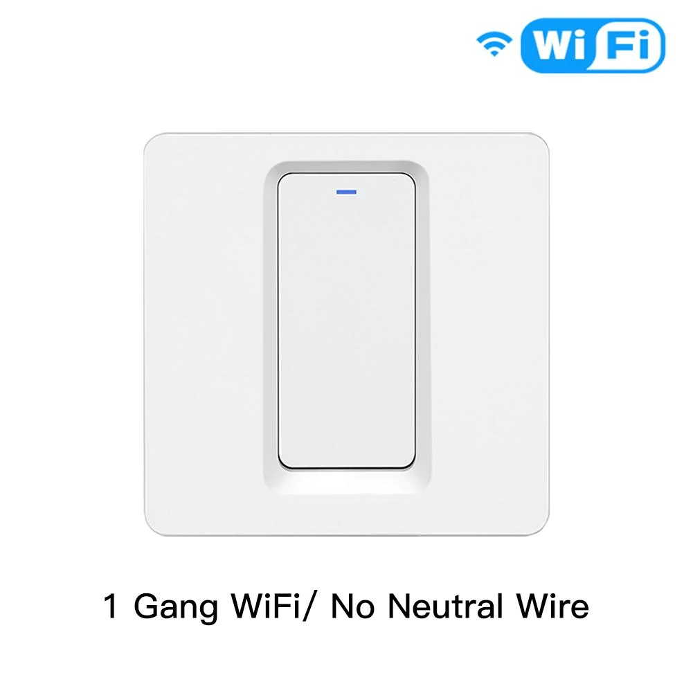 Smart WiFi Light Push Button Switch 2 way Multi-control No Neutral Wire ...